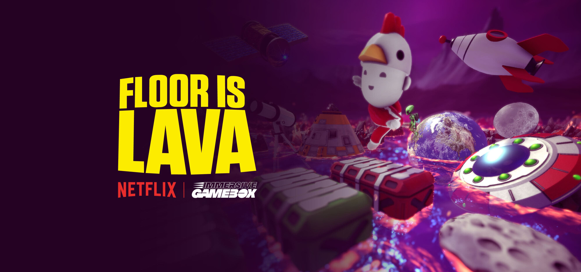 Floor is Lava | Interactive Games Room | Immersive Gamebox